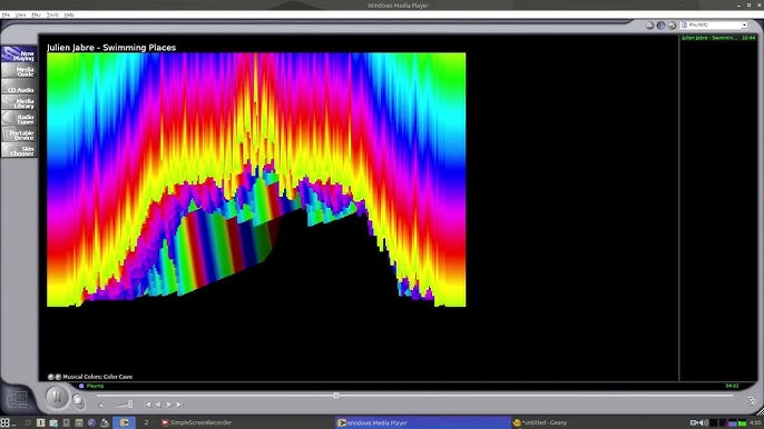 Windows Media Player Visualizations Musical Colors