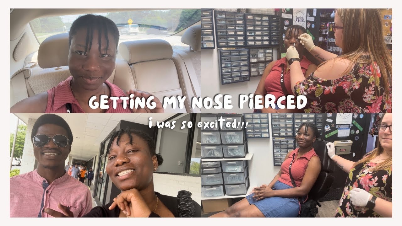 Getting My Nose Pierced Experience Oduraa Quartey Youtube