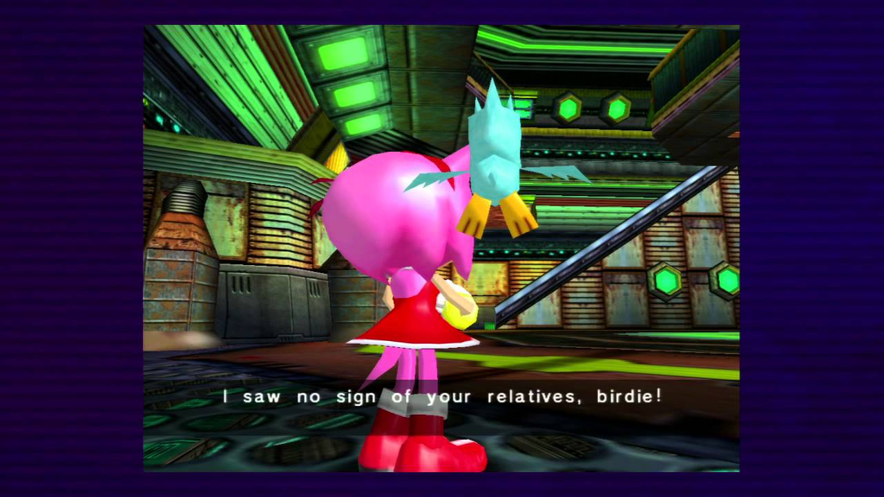 Sonic Adventure (PS3) - AMY - Cutscene 11, Whew! That was a close one ...