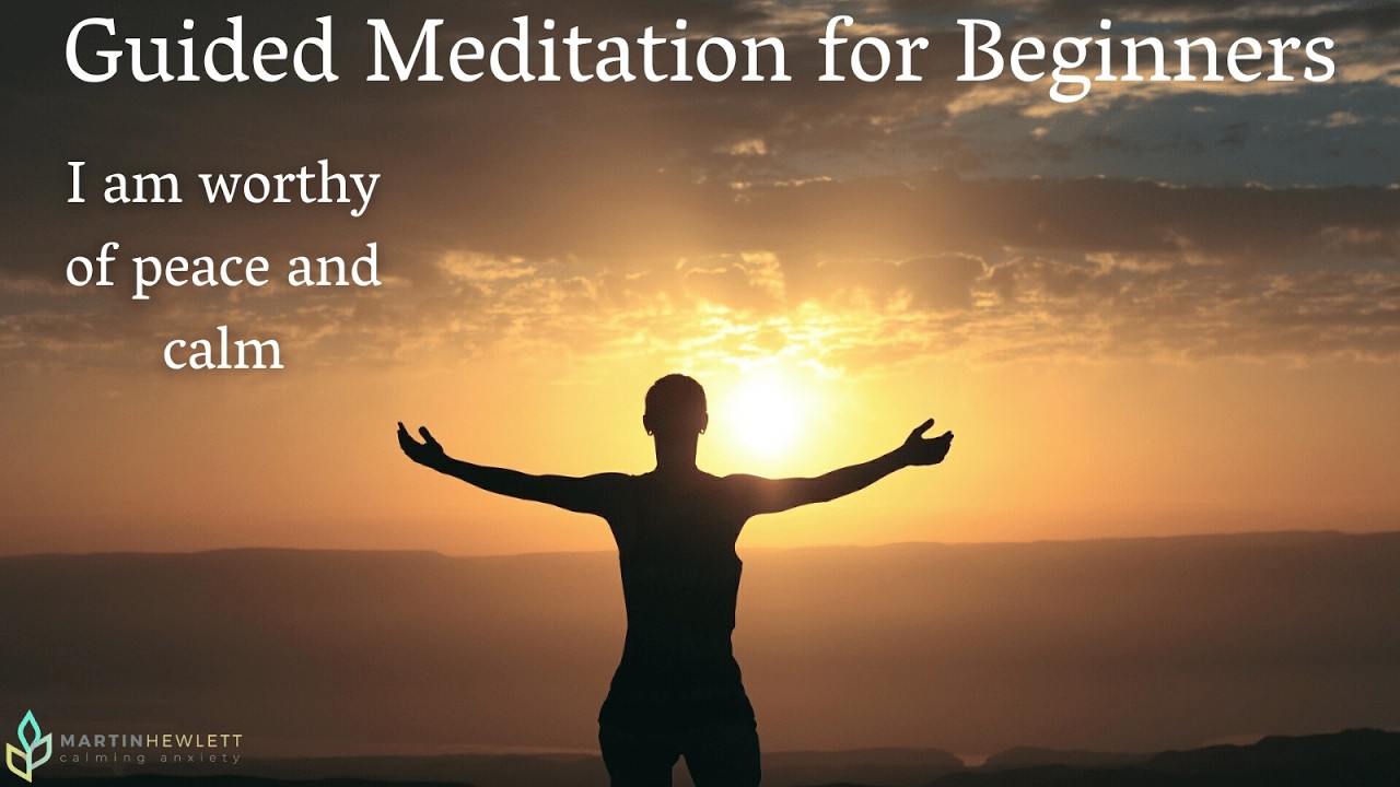 Meditation for Beginners - I am worthy of peace and calm - YouTube