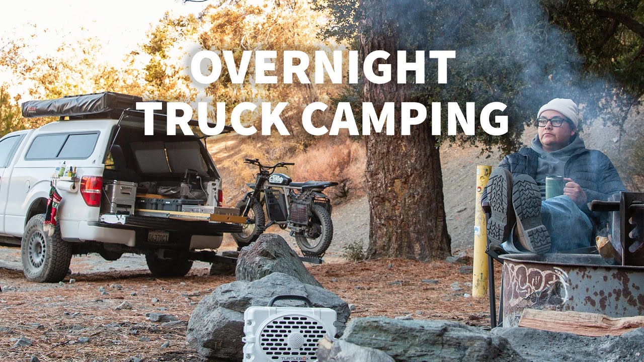 Overnight Truck Camping and Cooking - YouTube