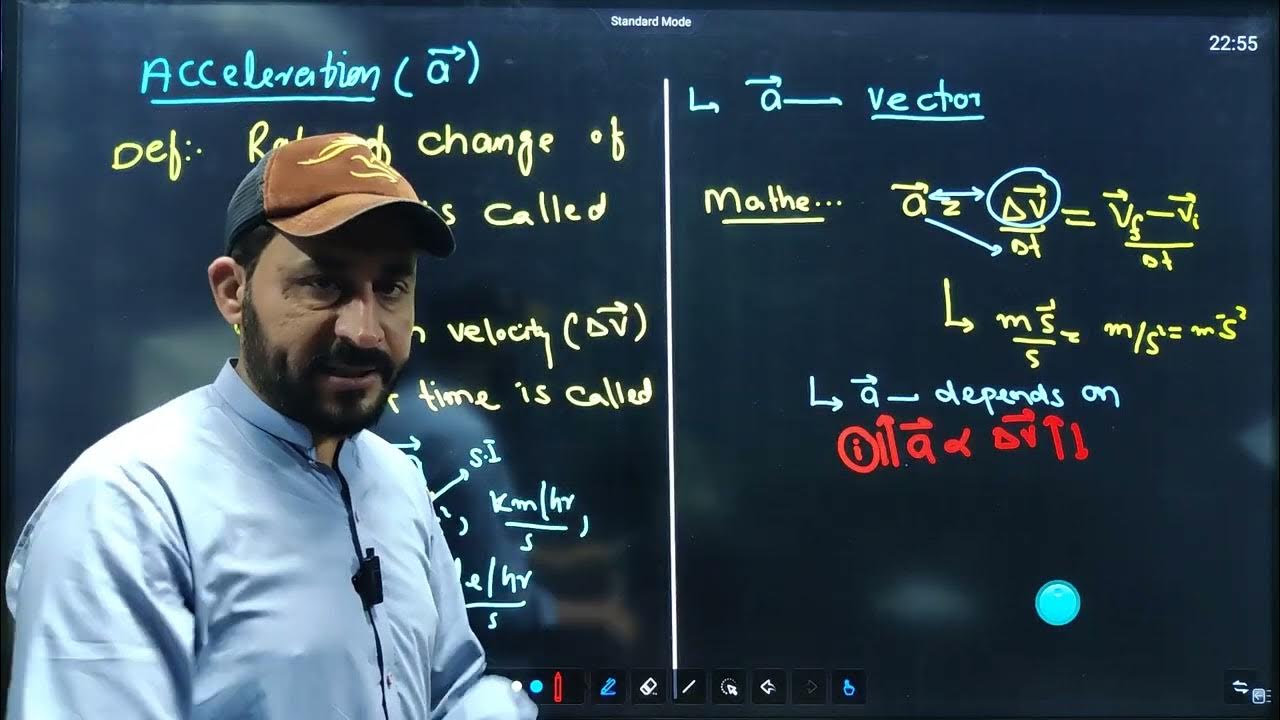 Lec #10 Acceleration Part 1 || 1st Year || Force & Motion || - YouTube