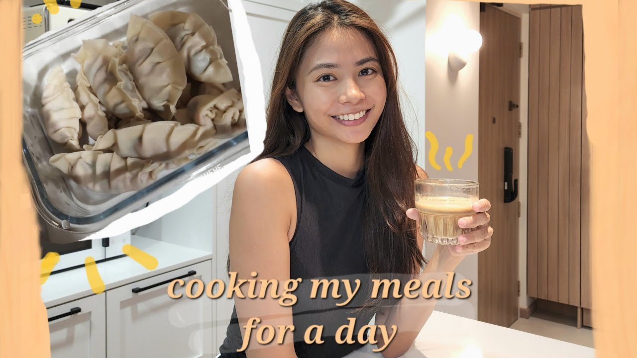 cooking my meals for a day 🥘 making dumplings 🥟 xinlinnn - YouTube