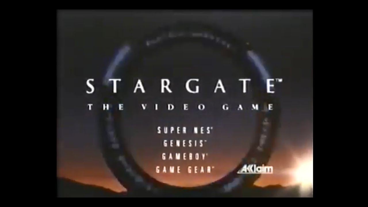 Stargate (1994 film) Sega Genesis video game (commercial, May 1995 ...