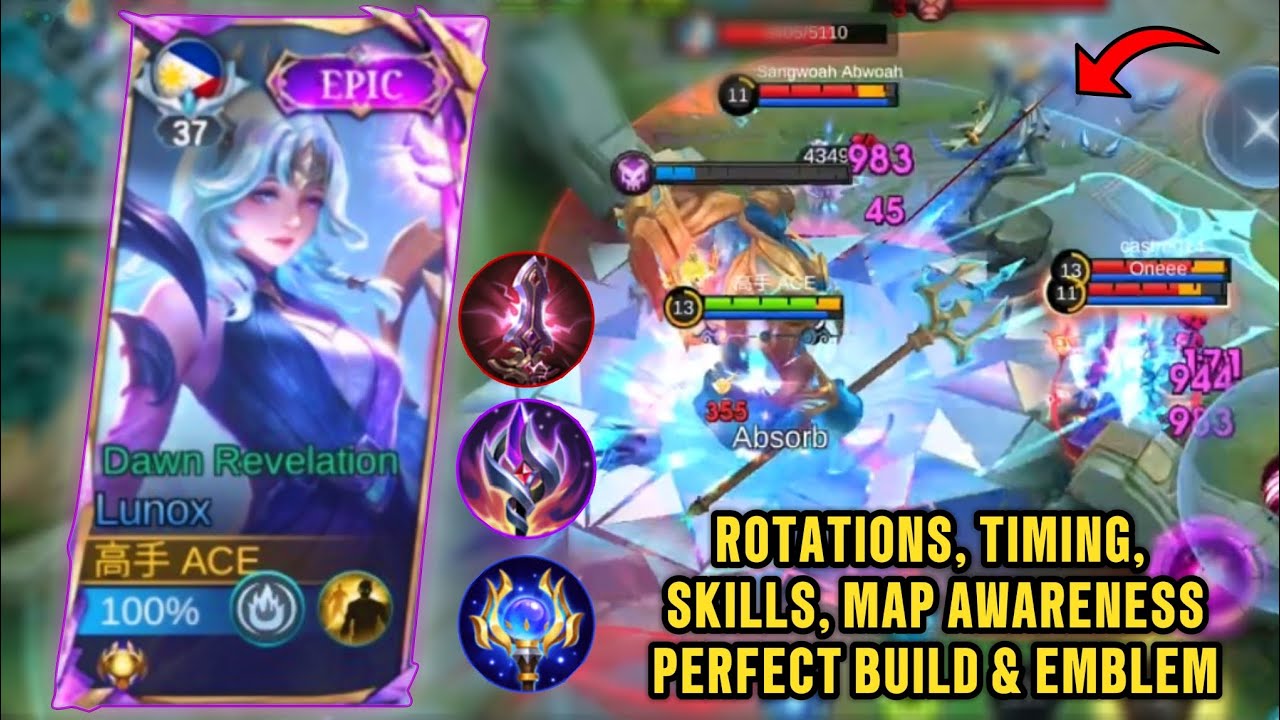 LUNOX GAMEPLAY FOR PERFECT ROTATION, TIMING, SKILLS, MAP AWARENESS ...