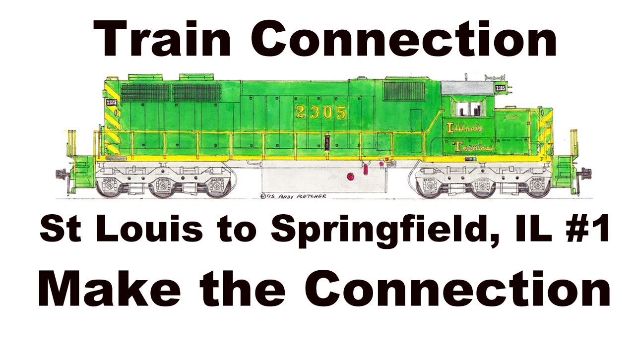 Train Connection #IllinoisTerminal #StLouis to #Springfield #IL Chicago ...