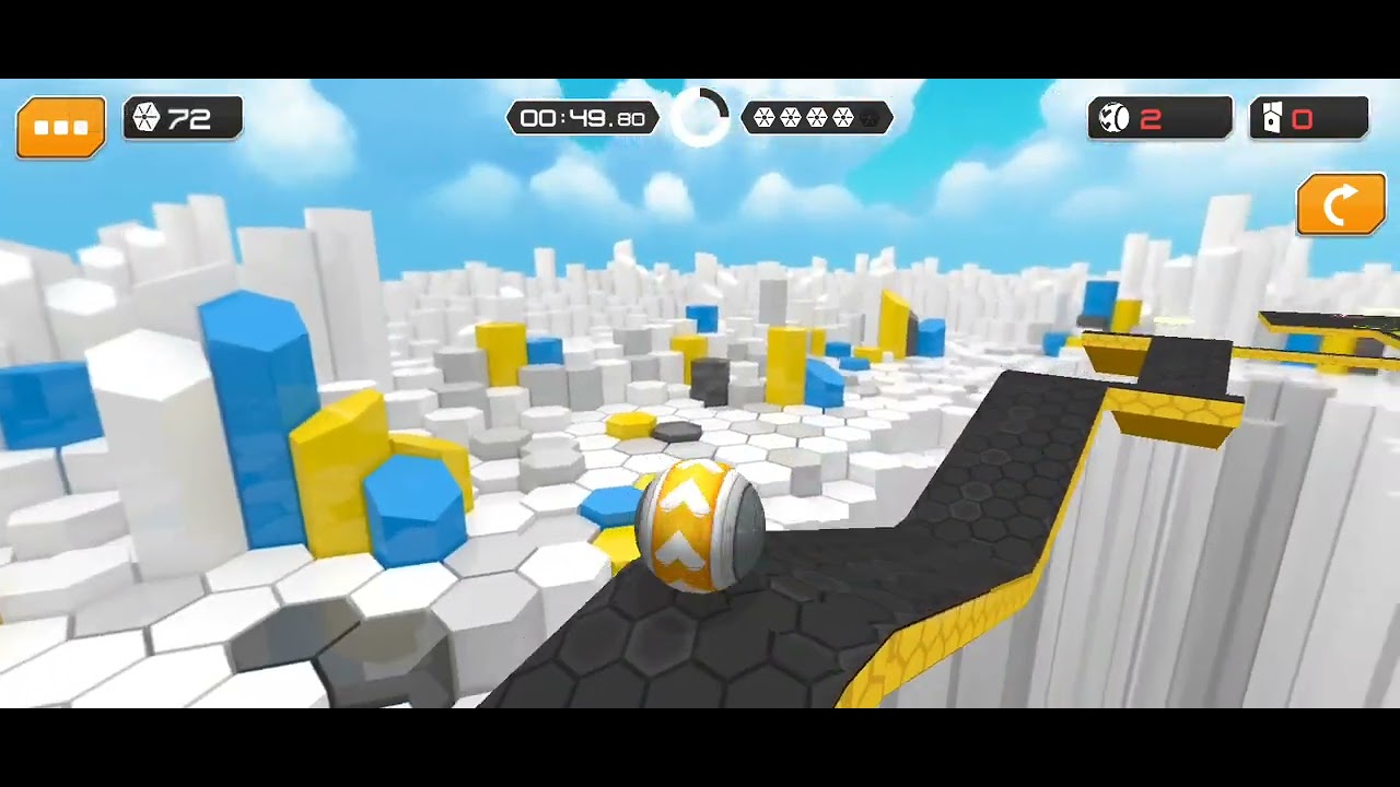 Ball jumping on ramps 🎮⚽ Ball Race Game For Android game play | 3D ...