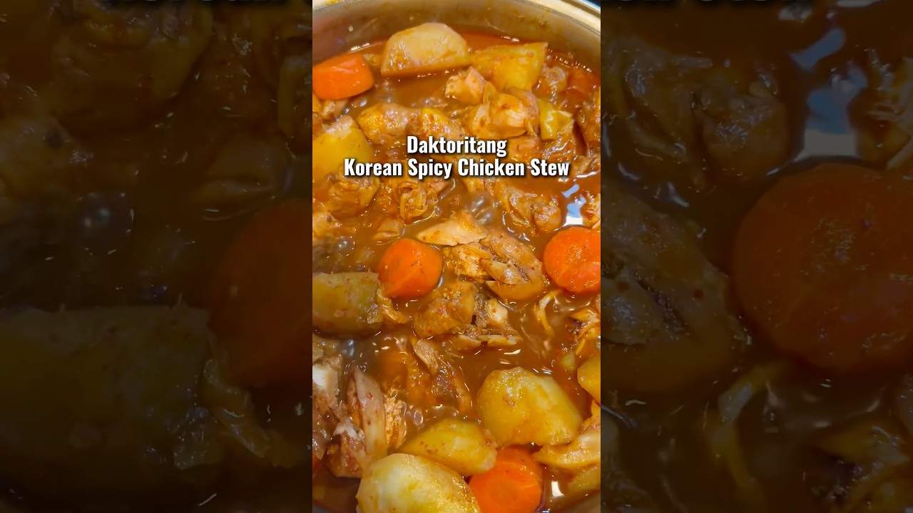 Daktoritang (Korean Spicy Chicken Stew) #koreanrecipe #koreanfood # ...