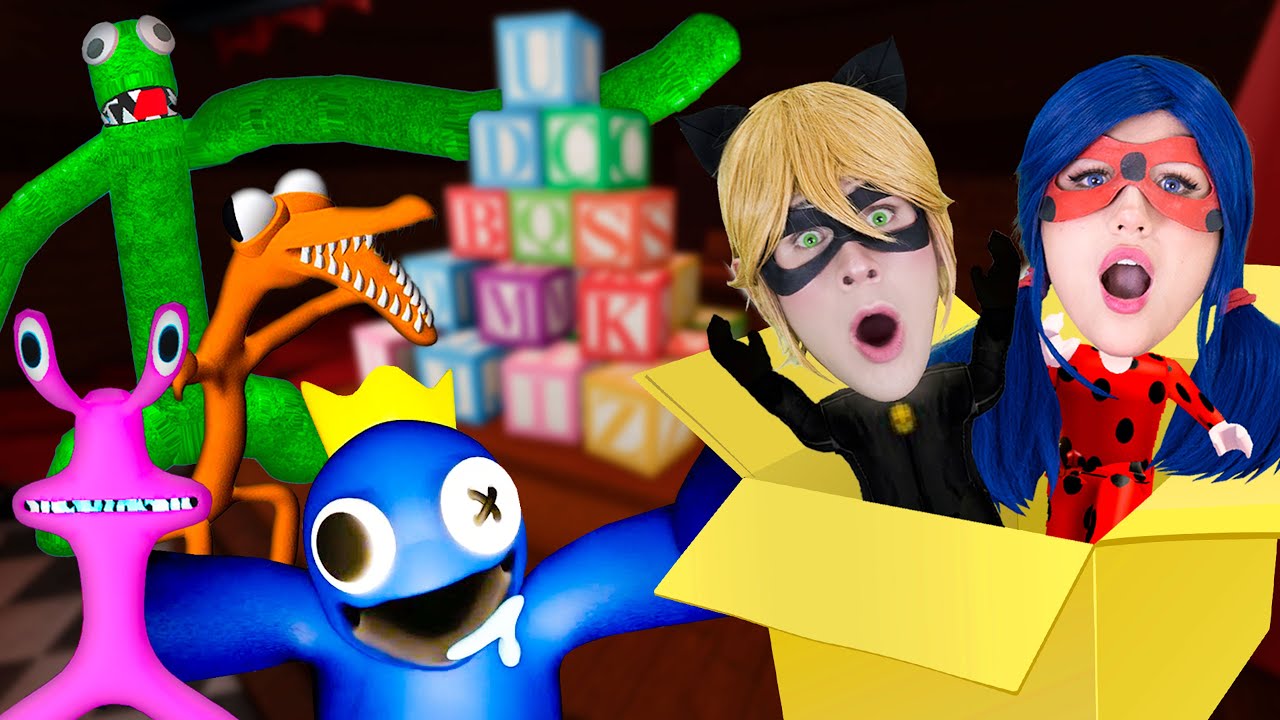 LADYBUG Y CATNOIR EN RAINBOW FRIENDS ¡SALE MAL! - YouTube