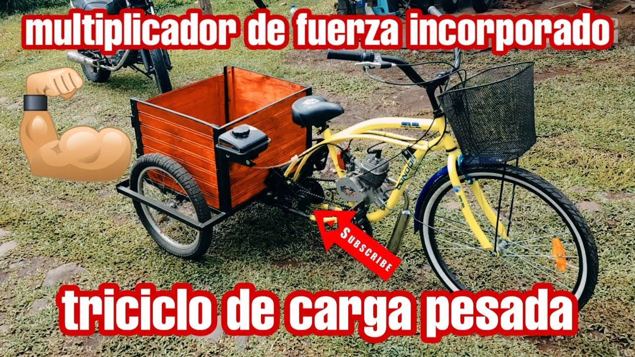 Construcción de cuadro de tricimoto 80cc (#bicimotoszoids) - YouTube