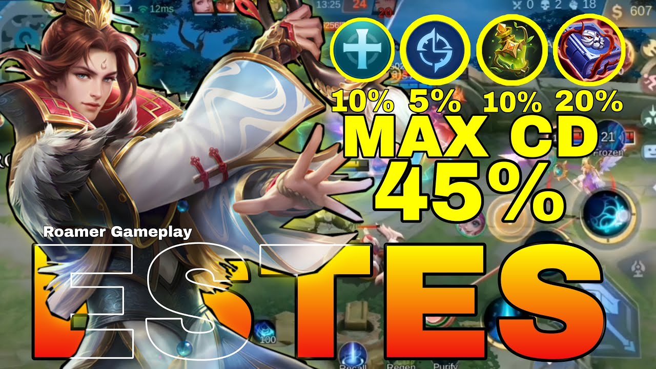 Estes Best Build and Emblem 2024 | CD reduction - Roamer Estes Gameplay ...