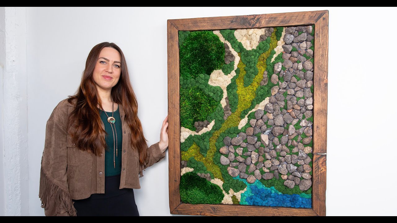 Ambler in Bloom Spotlight: Moss Art With Kate the Earthling - YouTube
