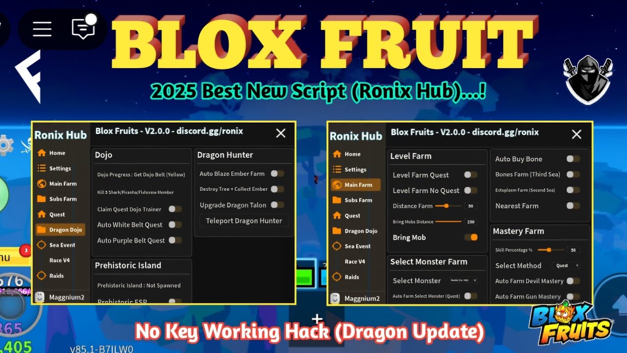 [Roblox] Blox Fruit 2025 Best No Key Script Available | Working On ...