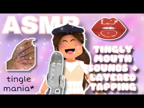 roblox asmr - MOUTH SOUNDS + LAYERED TAPPING ! *tingle mania* 🎧 - YouTube