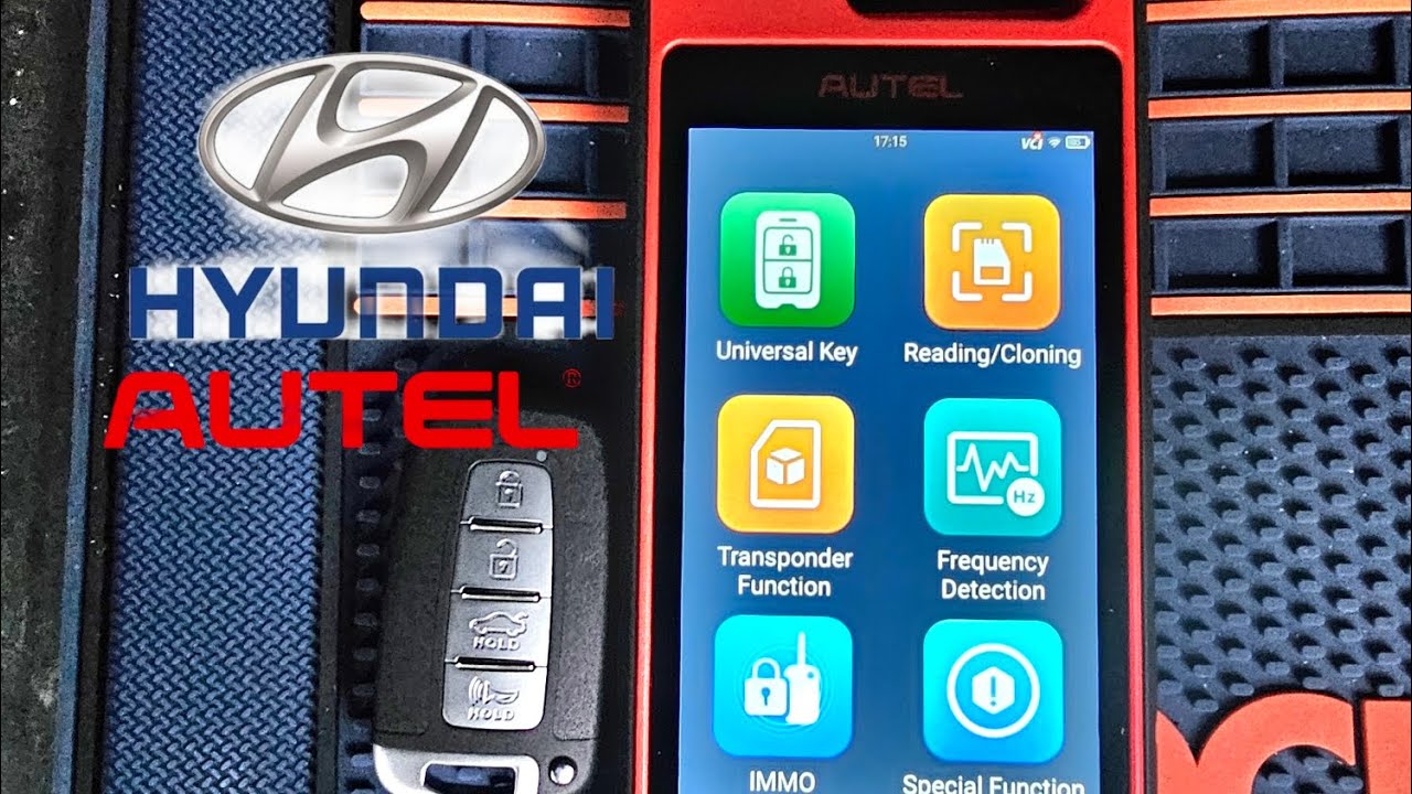 Hyundai Kia Universal Smart Key Generation AUTEL KM100 - YouTube