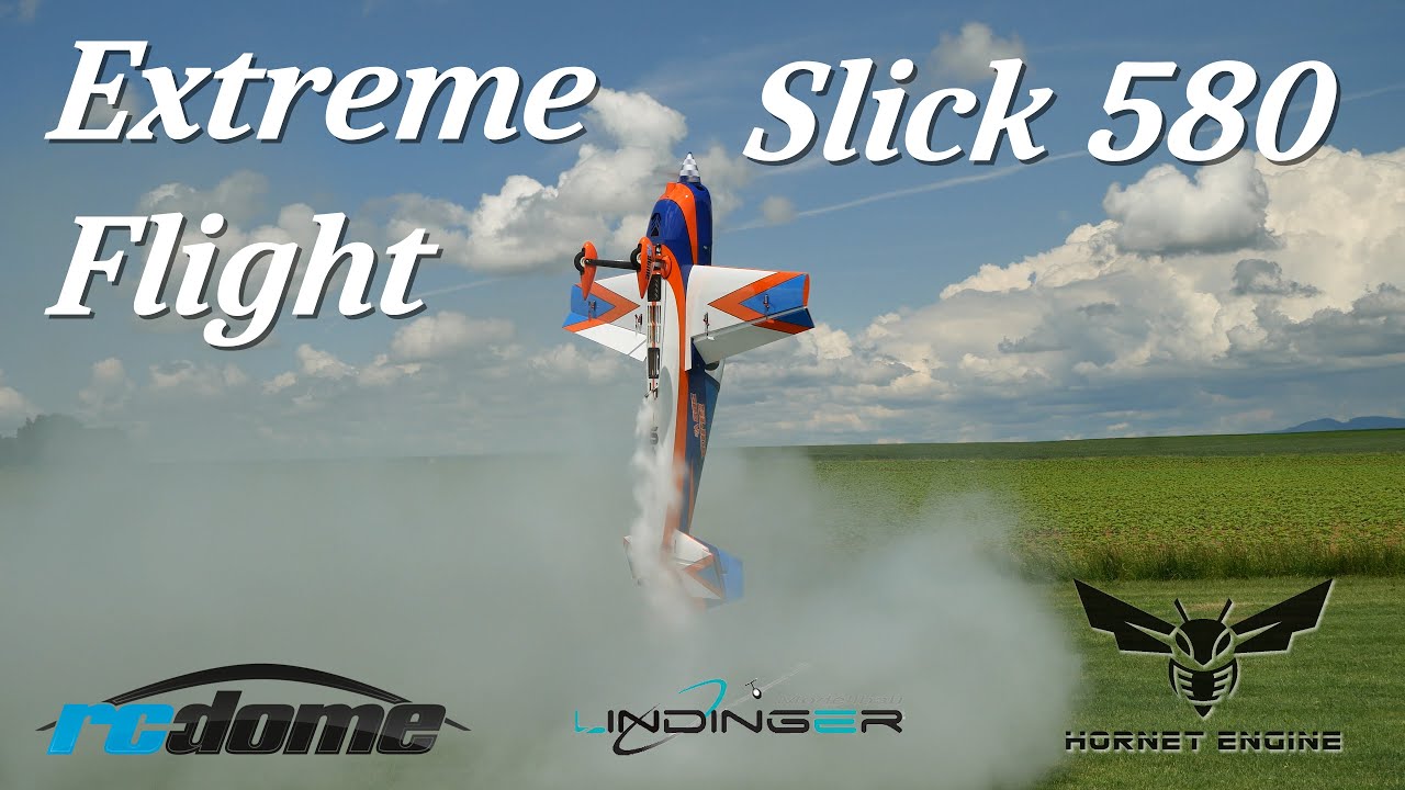 Extreme Flight Slick 580 105.5" - YouTube