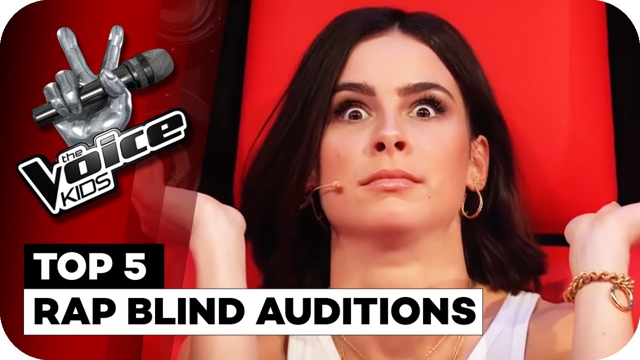 TOP 5 RAP BLIND AUDITIONS | The Voice Kids - YouTube