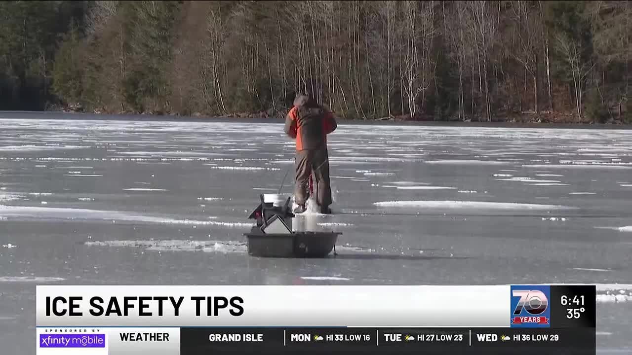 Officials advise on how to stay safe on the ice with fluctuating ...