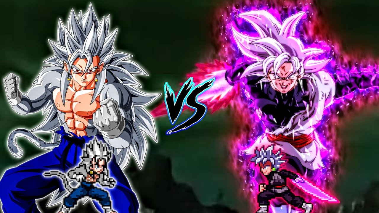 Vegetto SSJ5 V2 (New) VS Goku Black MUI V2 in Jump Force Mugen - YouTube