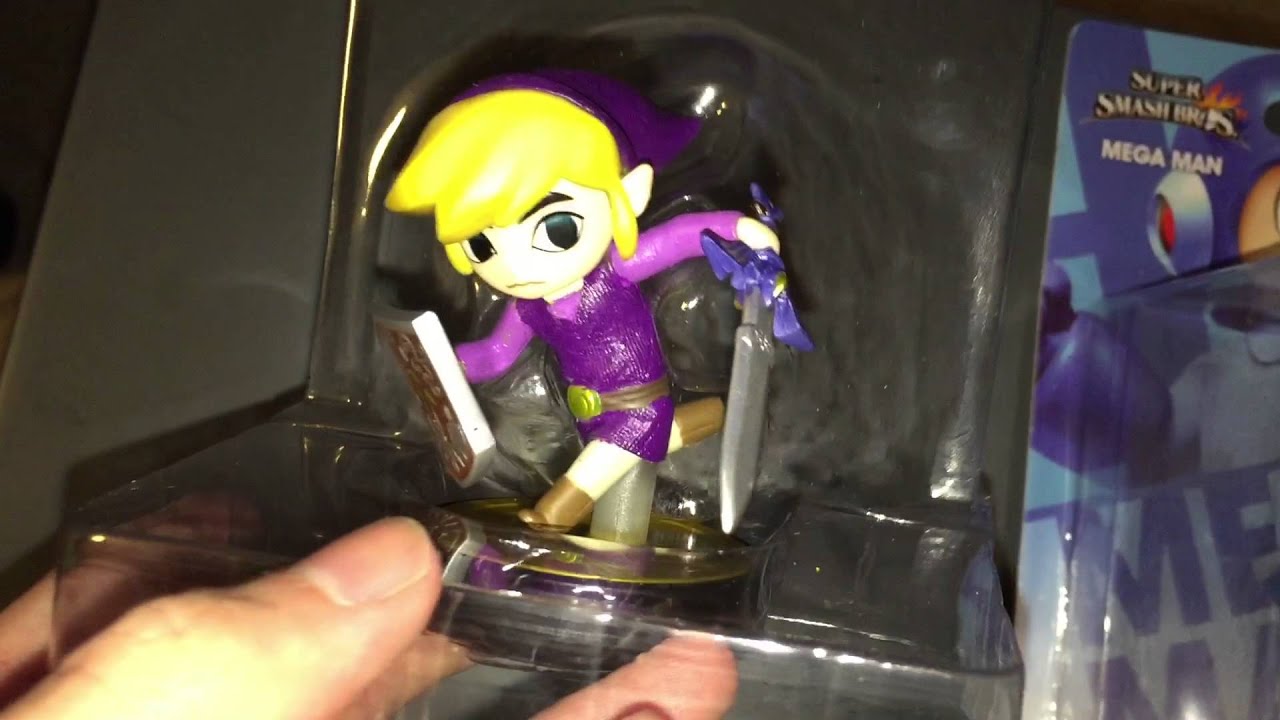 Franalations Purple Toon Link Amiibo - YouTube