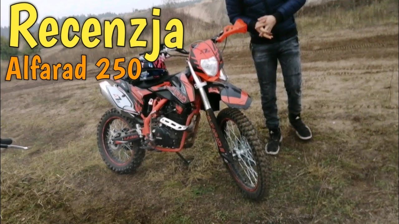 Recenzja alfarad 250 | Krótka jazda | Nowa zębatka 44 | Alfarad 250 ...