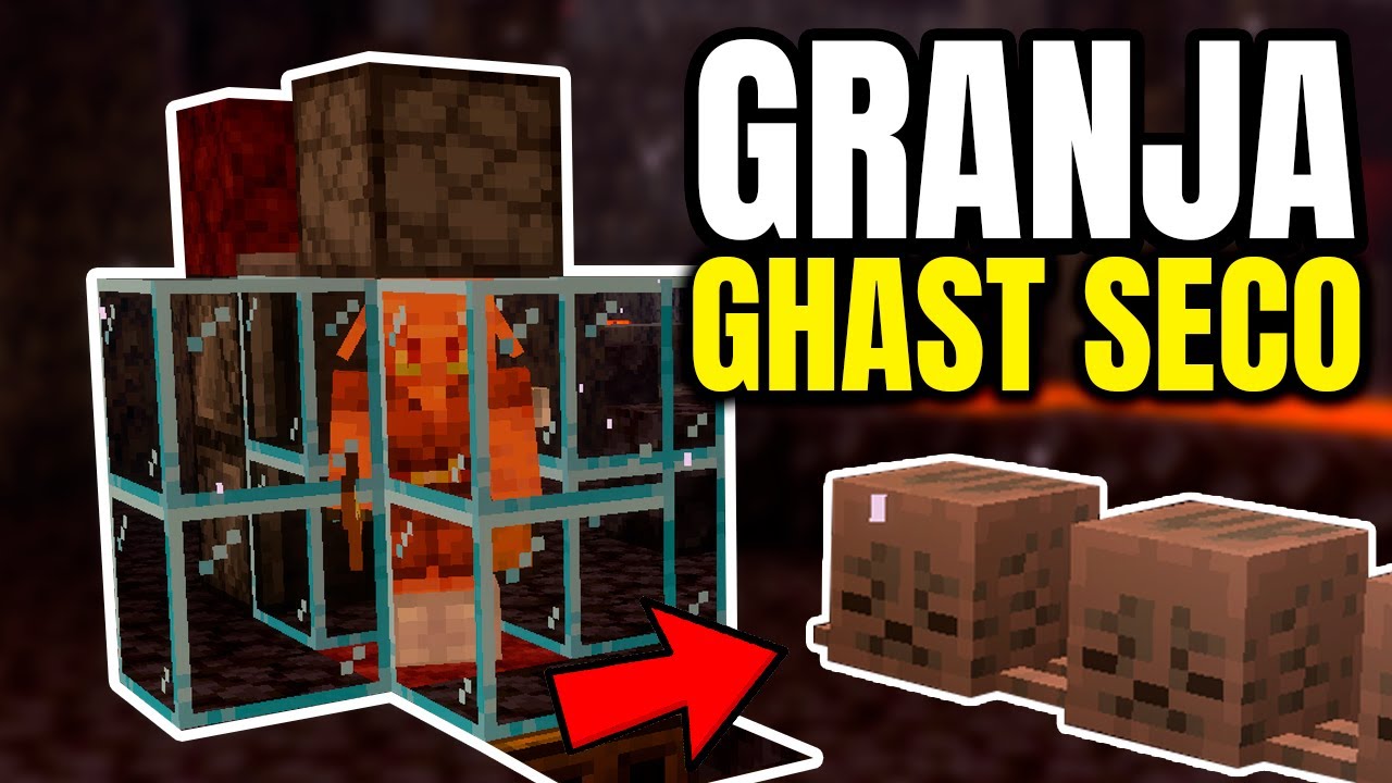 👻 Granja de Ghast Seco en Minecraft PE 1.21+ 🔥 | Consíguelo Fácilmente ...