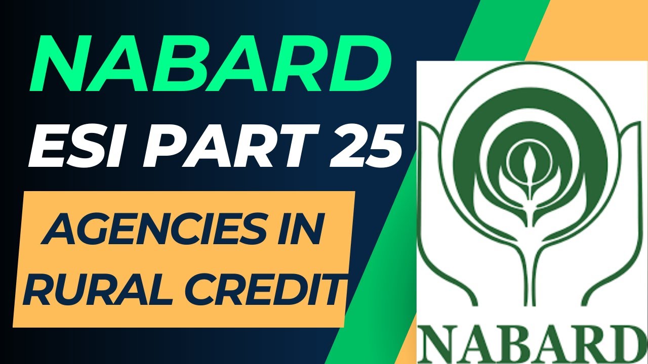 NABARD FREE ESI Course (PART 25) Non Institutional and Institutional ...