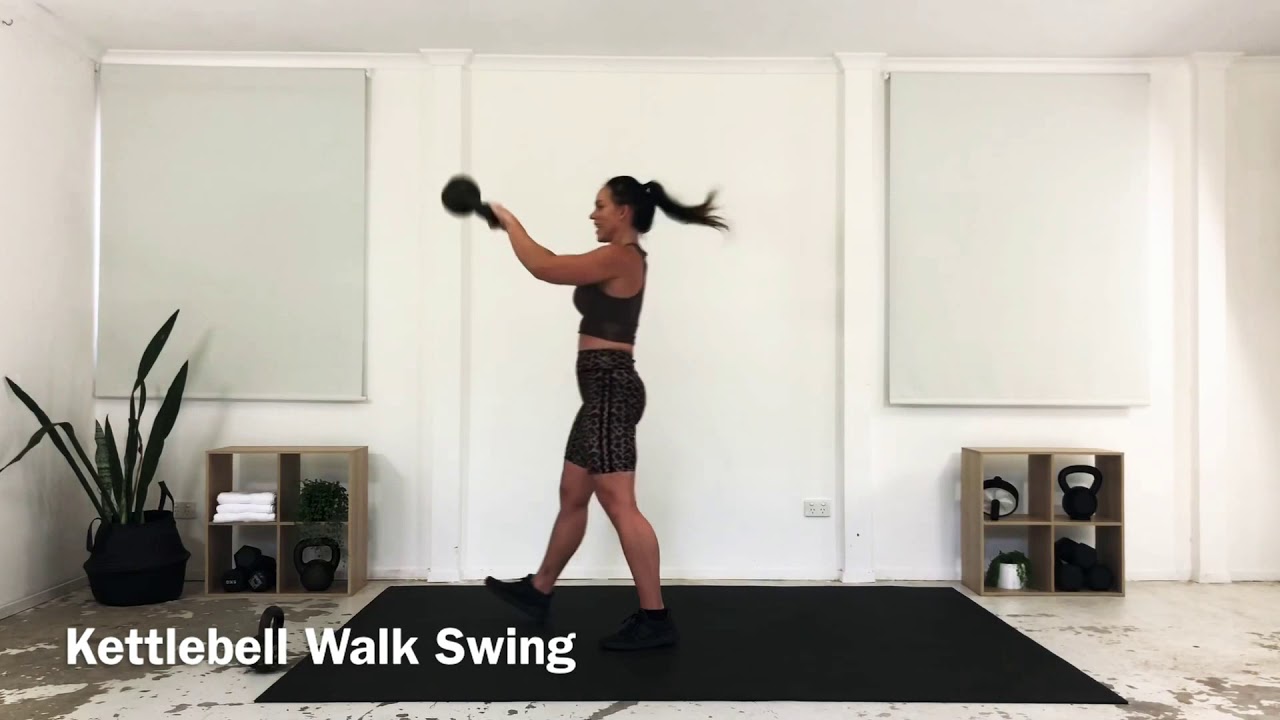 Kettlebell Walk Swing - YouTube