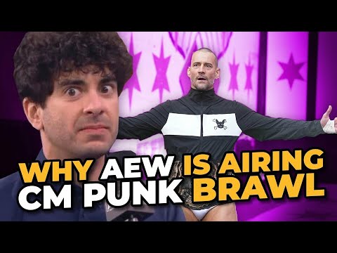 WHY AEW Is Showing The CM Punk/Jack Perry All In Brawl - YouTube