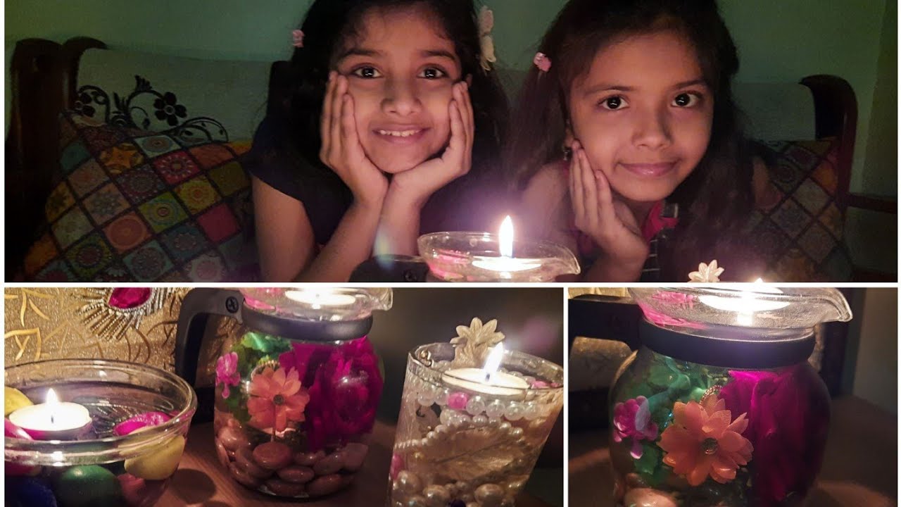Floating diya on water| DIY floating diya| Diwali decoration| 3 easy ...