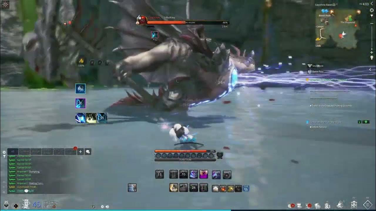 Blade & Soul - Unreal Engine 4 - King Kaari - Solo Warlock Fun - YouTube