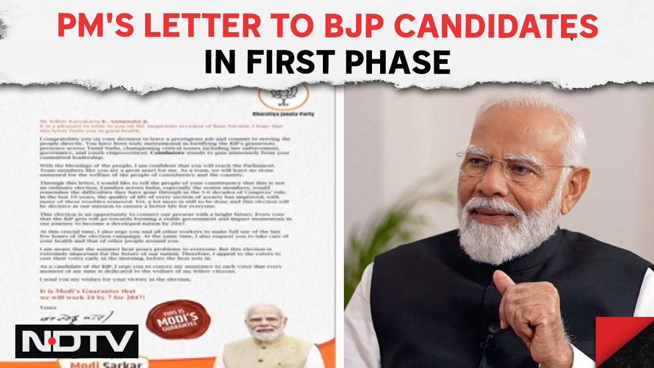 PM Modi Latest News | PM Modi's Personalised Notes To NDA Candidates ...