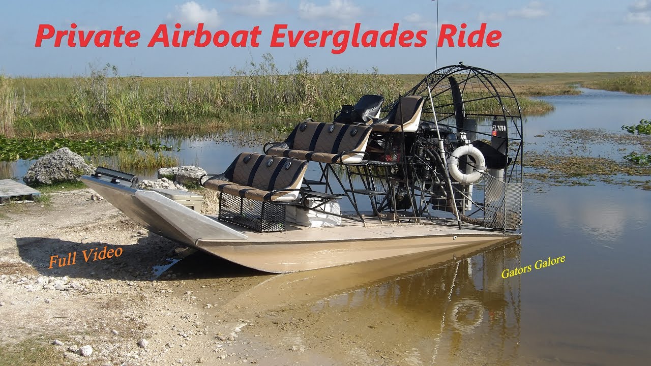 Private Airboat Ride in the Everglades. Florida - YouTube