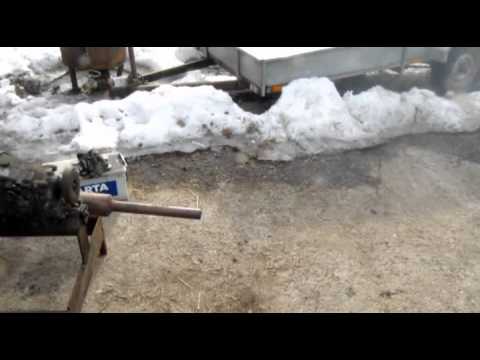 OM617 with bosch MW pump 10mm plungers - YouTube