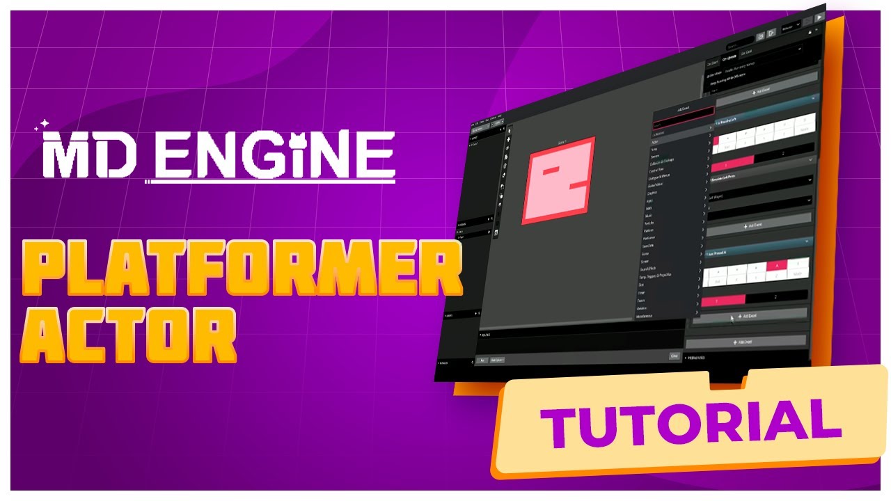 MD Engine - Platformer Actor Tutorial - YouTube