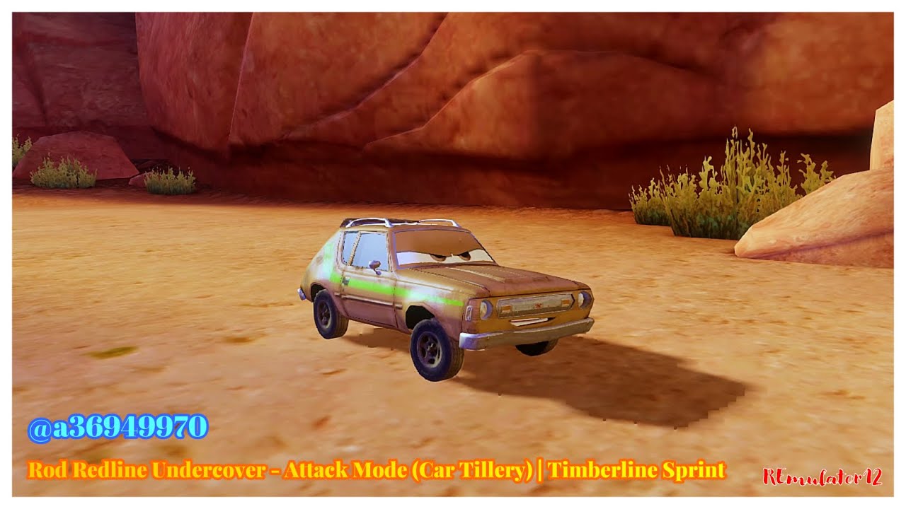 Cars 2 The Video Game | Rod Redline Undercover - Attack Mode (Car Tillery) | Timberline Sprint ...