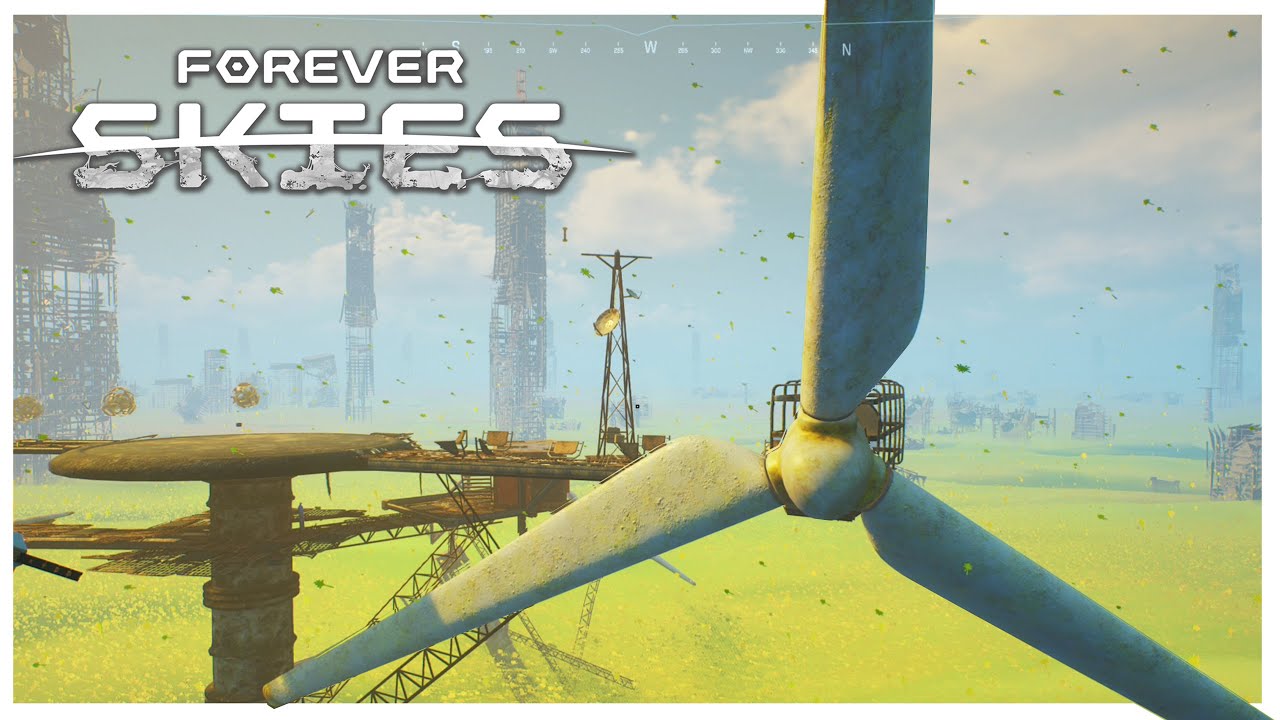 EXPLORING Our First Wind Turbine BASE | Forever Skies - Part 4 - YouTube