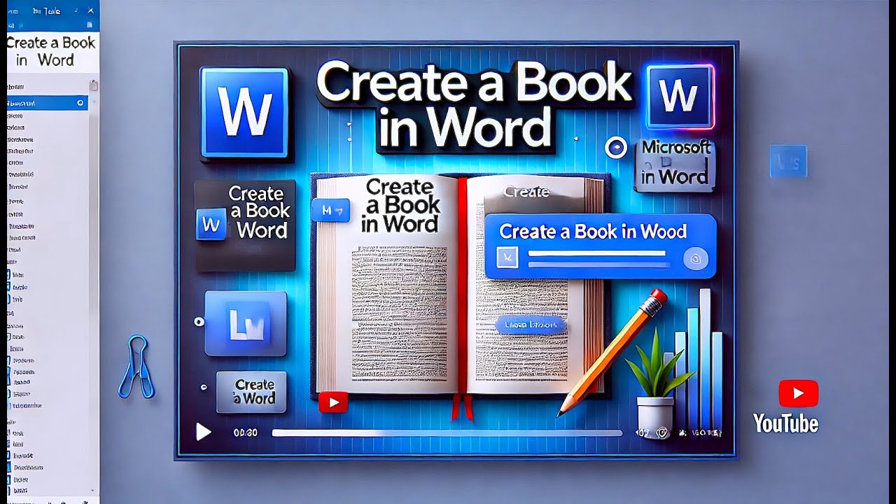 Let's Create a Book or Booklet in Microsoft Word. - YouTube