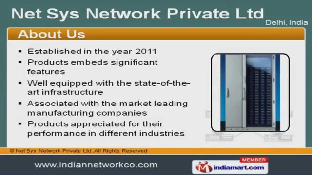 Networking Solutions by Net Sys Network Private Ltd., Delhi - YouTube