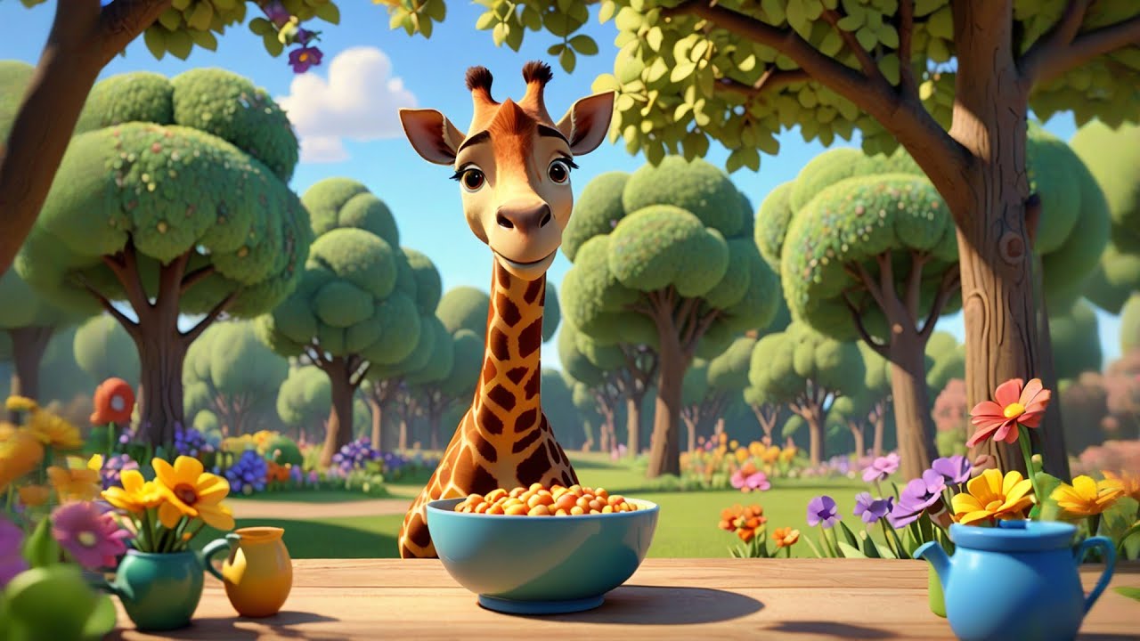 A Giraffe Ate My Alphabet Soup! 🦒🔤🥣 | Fun Learning Video for Kids ...