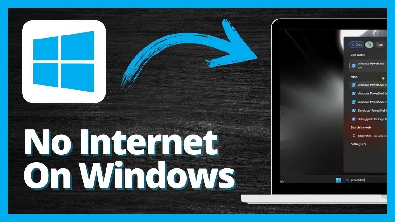 How to Fix No Internet - 3 Ways, Quick and Easy - YouTube