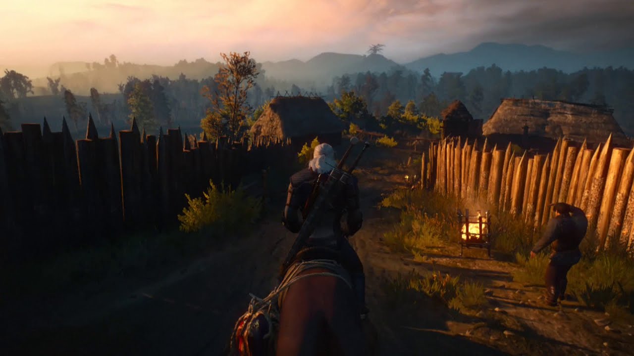 The Witcher 3: Wild Hunt - Early game horse riding - YouTube