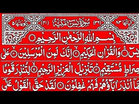 Surah Yaseen | Yasin Dua | Episode 105 | Daily Quran Tilawat Surah ...