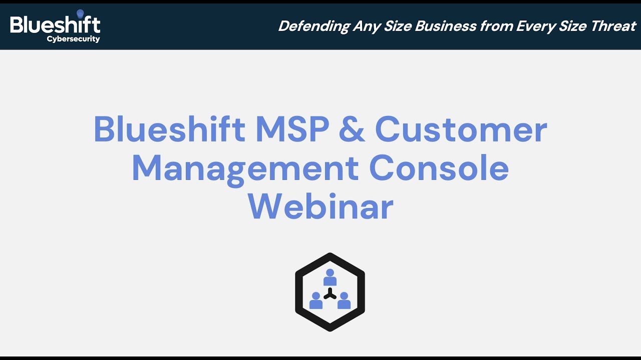 Blueshift Management Console Demo - YouTube