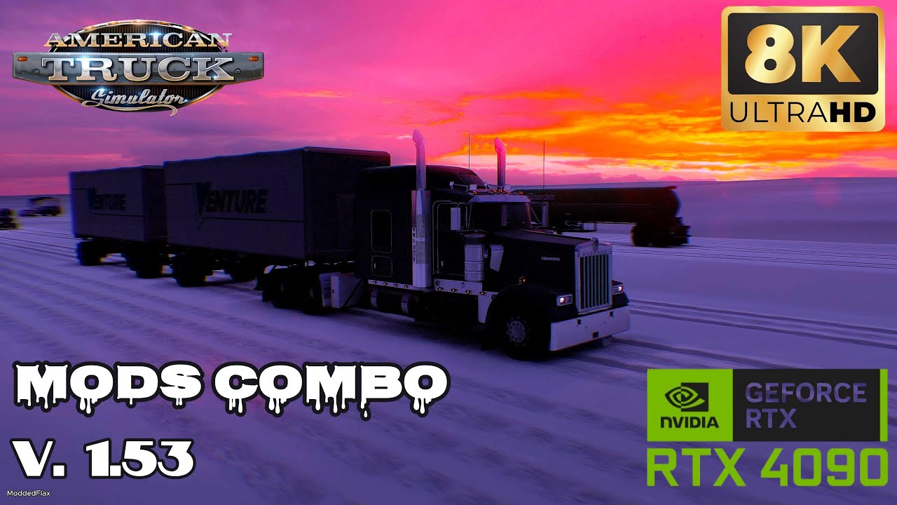 *8K* ATS Cinematic Mods Combo -Coast to Coast, Frosty Winter, BodyCam ...