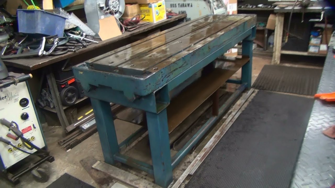 #1 tatro machine new frame jig table harley - YouTube