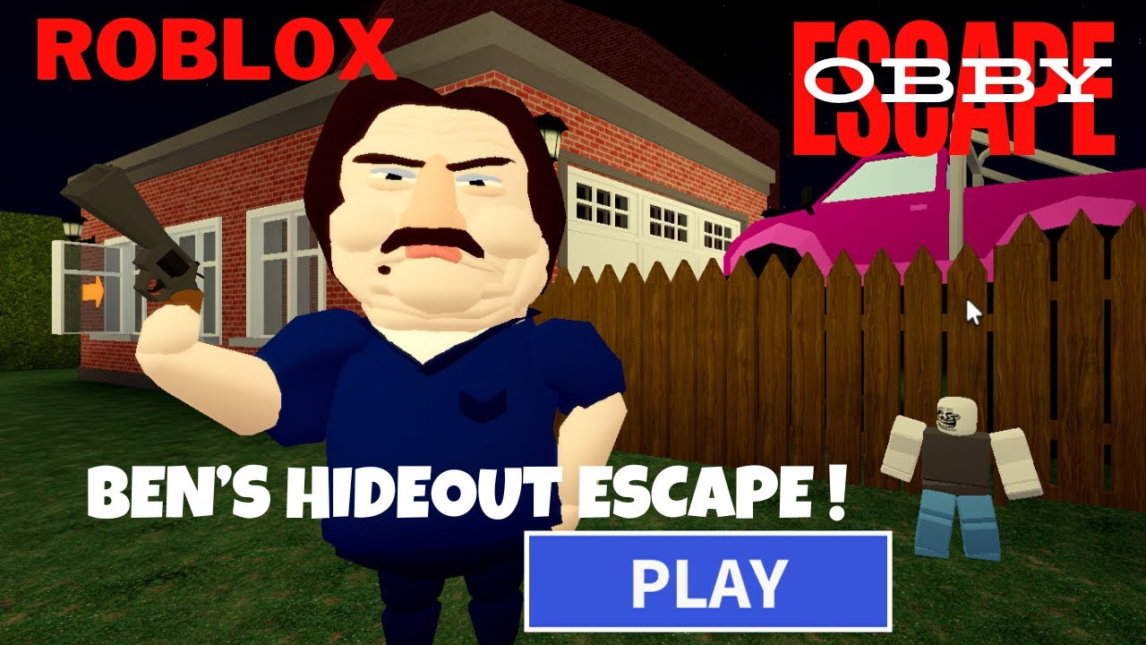 Roblox - Ben's Hideout Escape Obby ! - YouTube