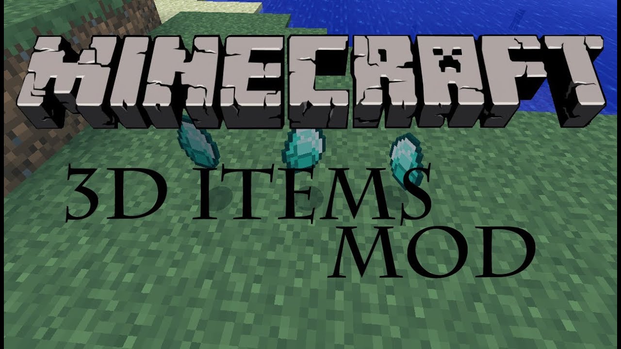 Minecraft Nerblight 3D Items Mod Review - YouTube
