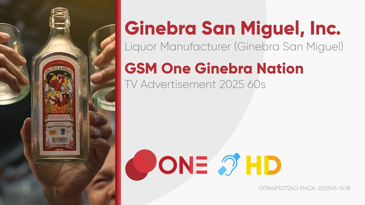 Ginebra San Miguel One Ginebra Nation TV Ad 2025 60s (Philippines) [CC ...