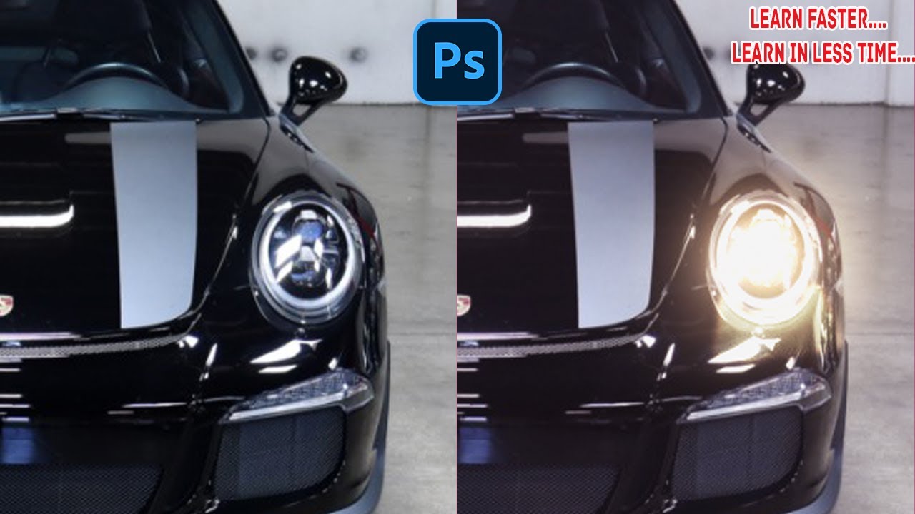 Photoshop Tutorial_ Add Realistic Glowing Light Effect in Photoshop ...